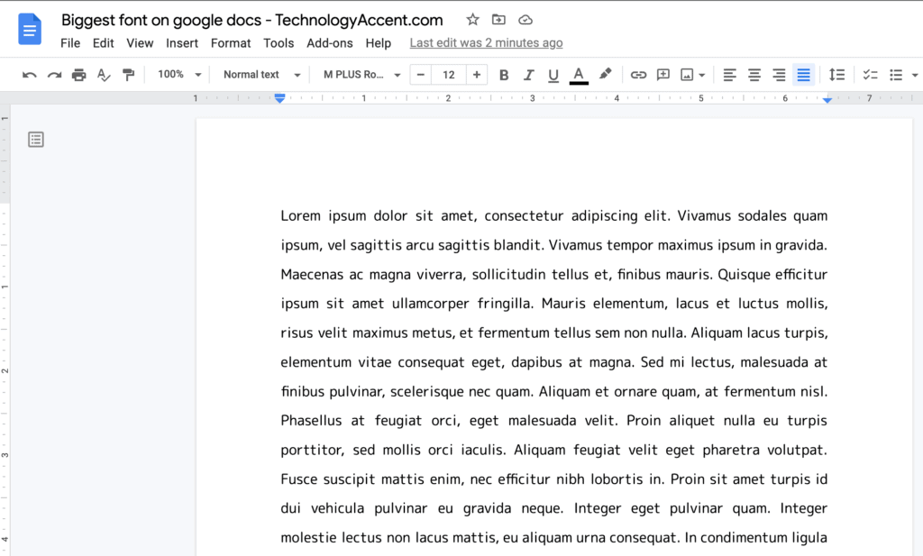 What s The Biggest Font On Google Docs I Tried Over 100 Technology What s The Biggest Font On Google Docs I Tried Over 100 Technology